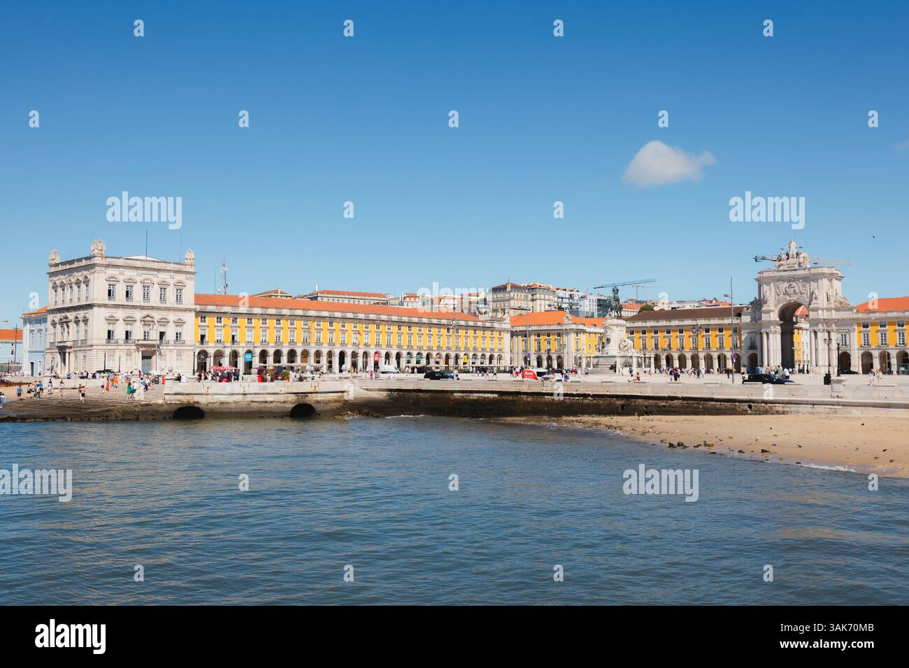 Lisbon, Portugal - July 12 2024: The historic Praça do Comércio ...