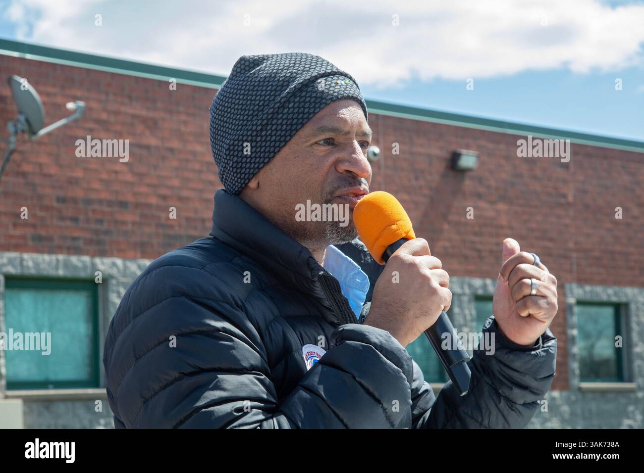 Detroit, Michigan, USA. 11th Apr, 2025. Detroit City Council member ...