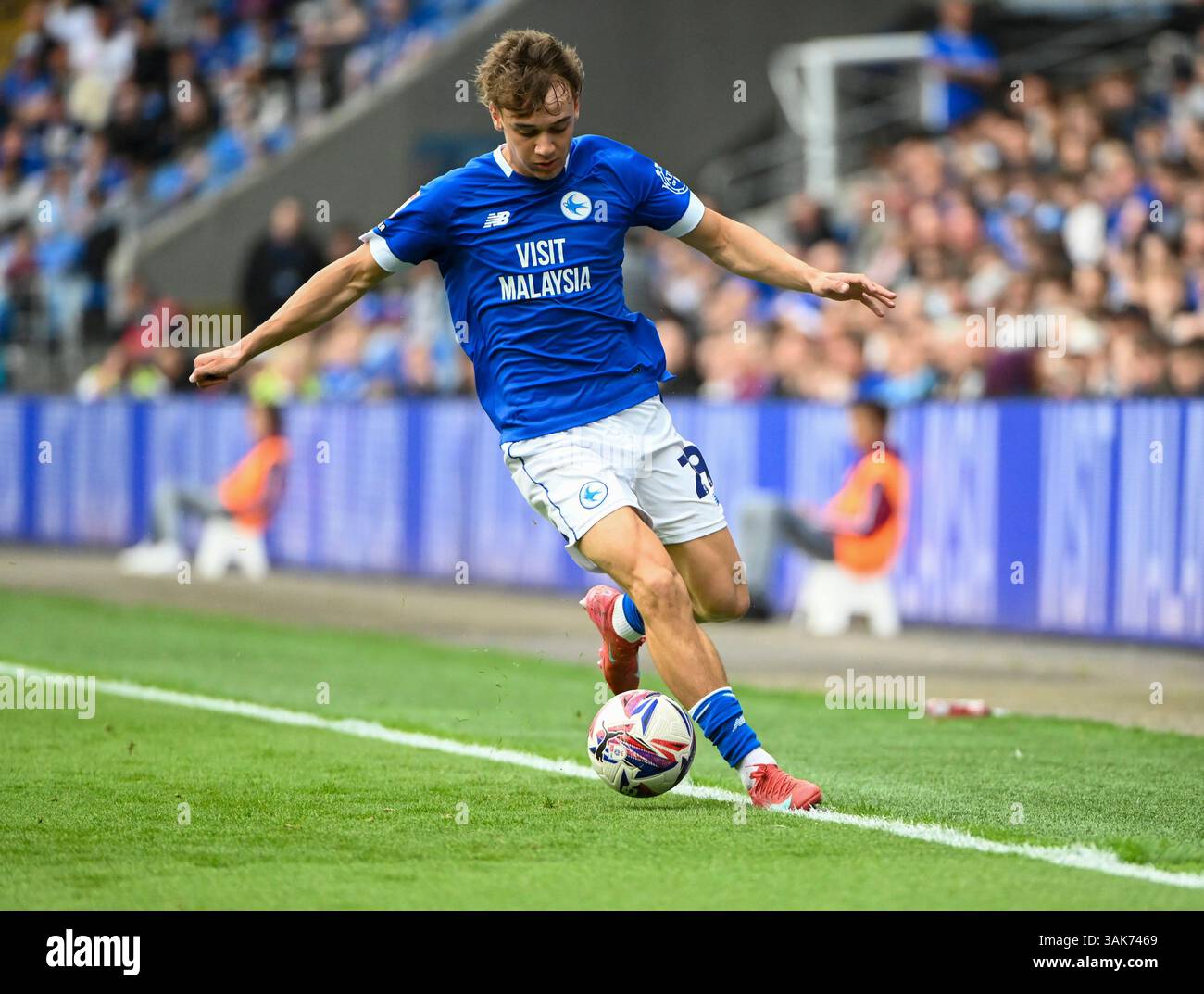 12th April 2025; Cardiff City Stadium, Cardiff, Wales; EFL Championship ...