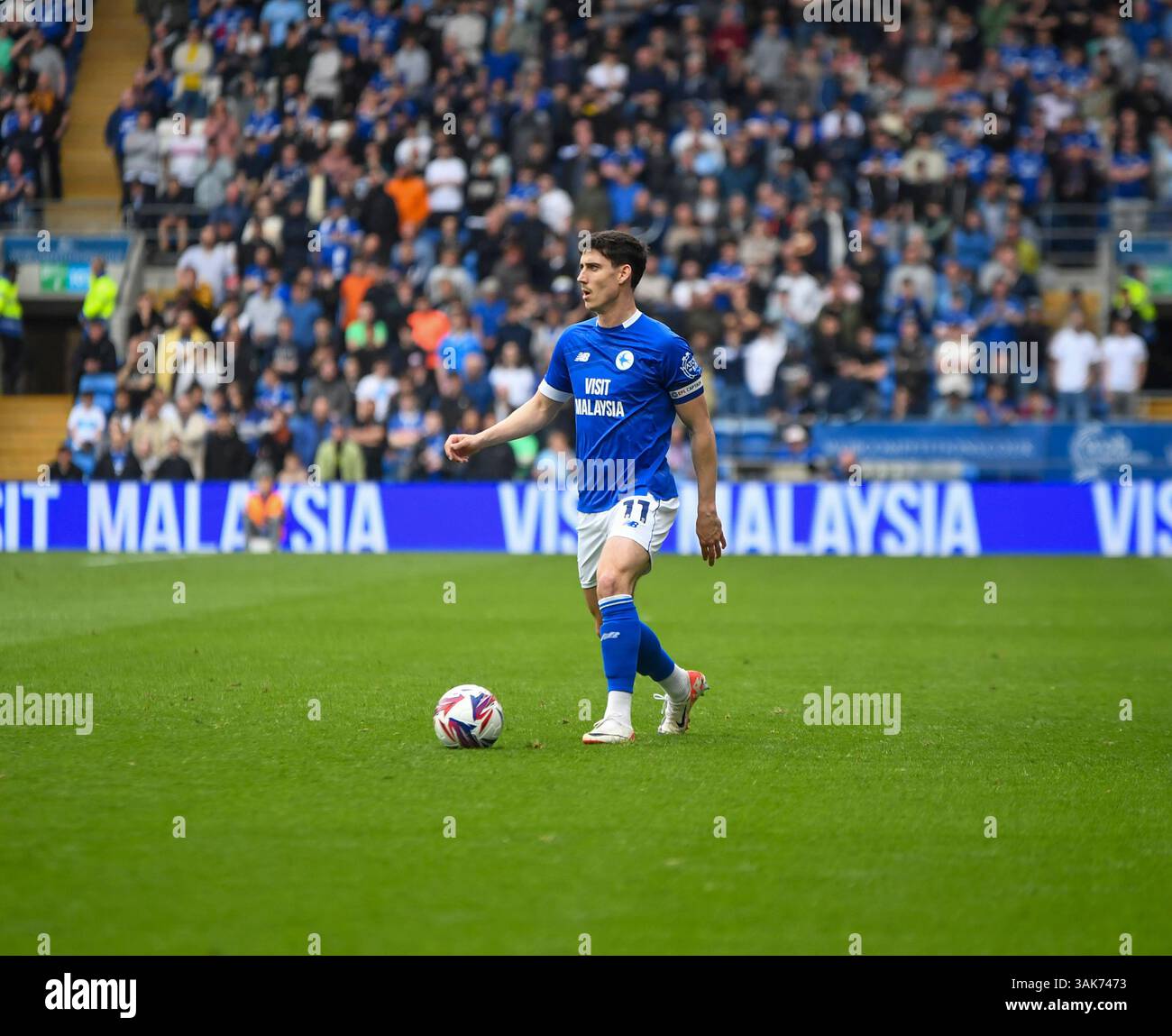 Cardiff City Stadium, Cardiff, UK. 12th Apr, 2025. EFL Championship ...