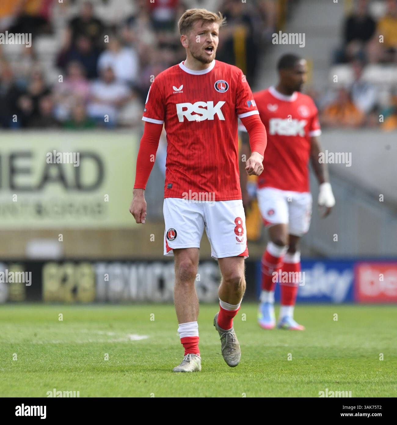 Cambridge, England. 12th Apr 2025. Luke Berry during the Sky Bet EFL ...