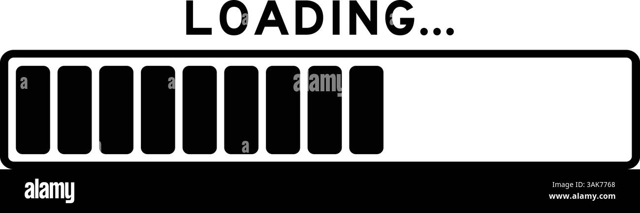 Vector illustration of Loading icons, loading bar, progress icon, Download progress Stock Vector ...