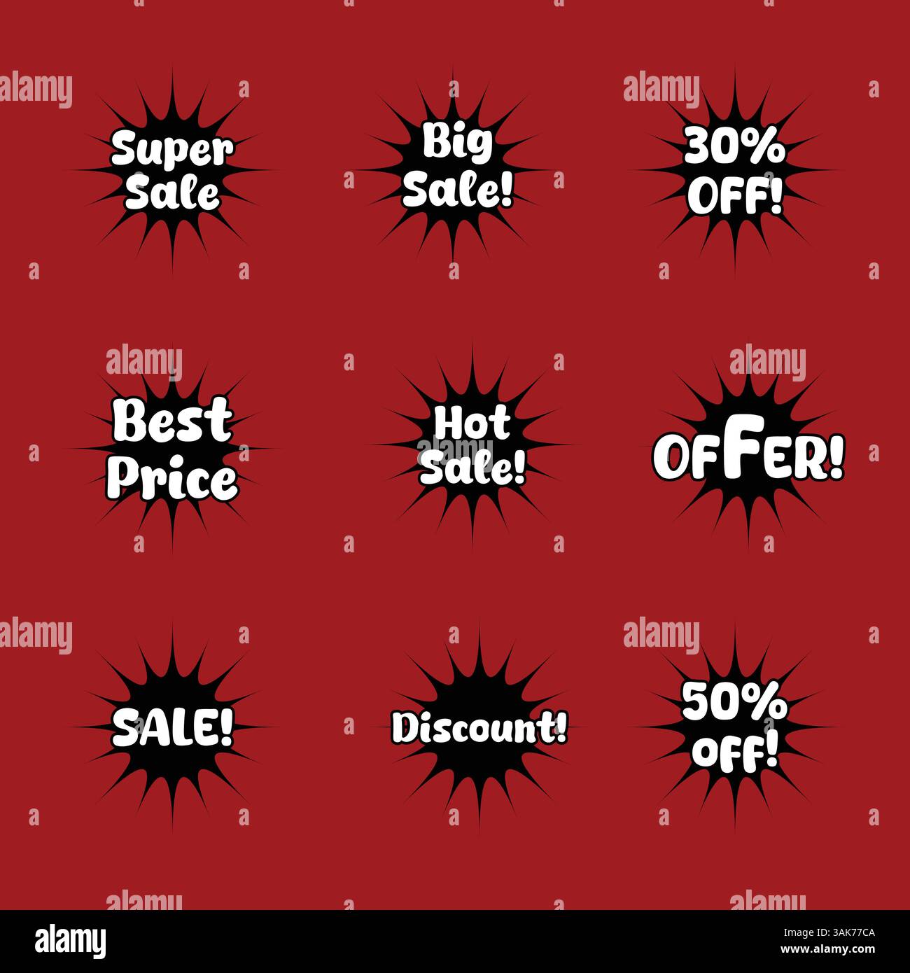 Banner on sale special offers Stock Vector Images - Alamy
