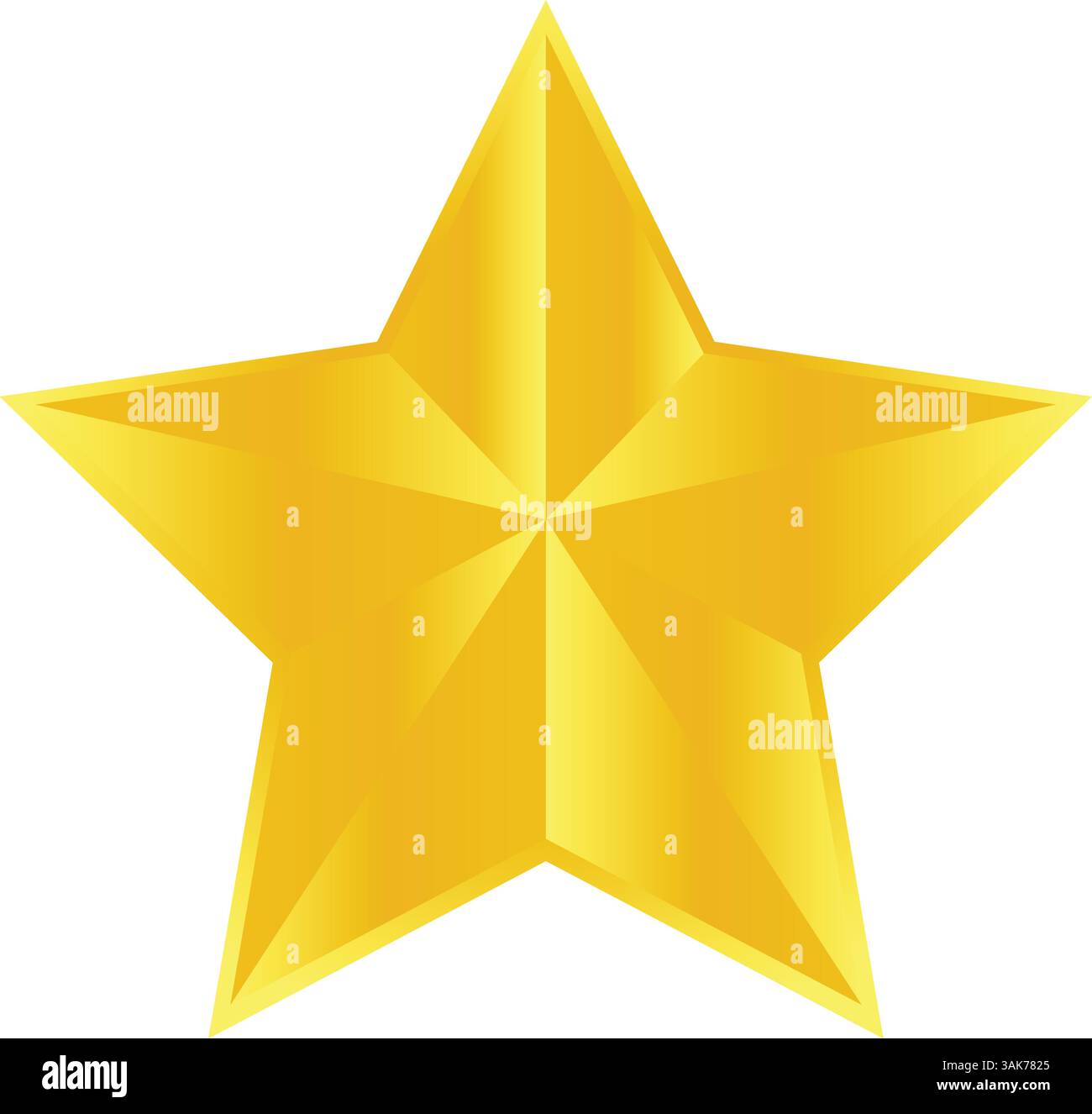 Realistic illustrated star Stock Vector Image & Art - Alamy