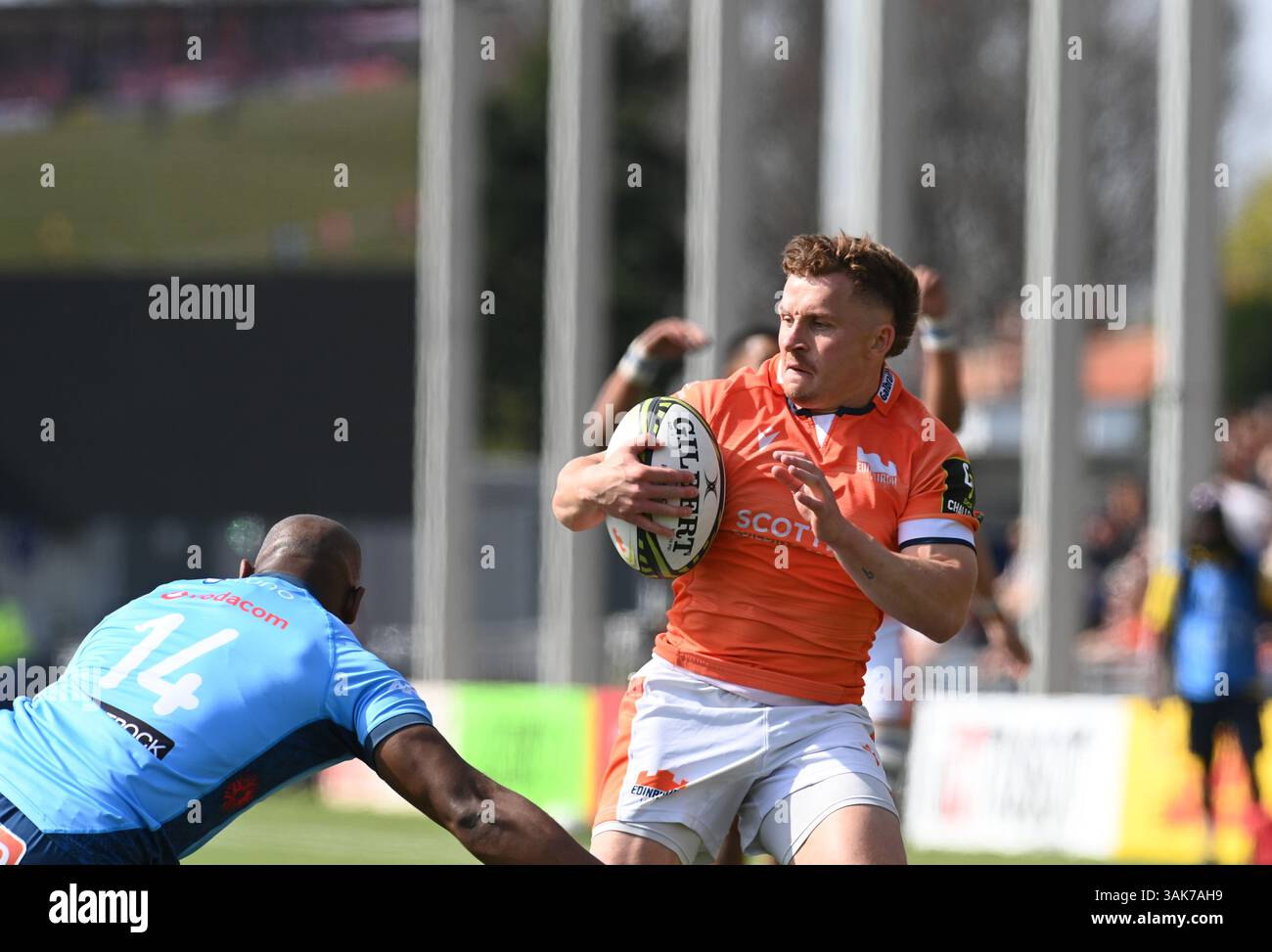 Hive Stadium Edinburgh.Scotland, UK. 12th Apr, 2025. EPCR Challenge Cup ...