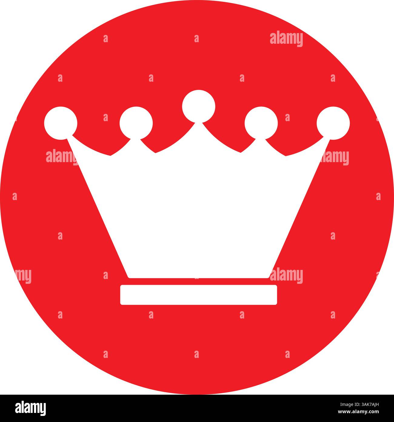 Minimalist Royal Crown Symbol Stock Vector Image & Art - Alamy