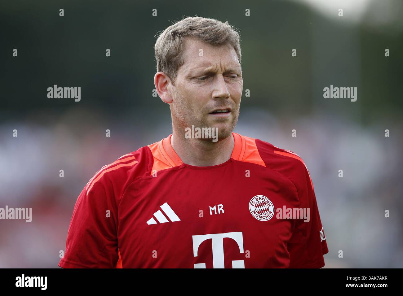JULICH - Michael Rechner goalkeeper coach during the friendly match between 1.FC Duren and FC ...