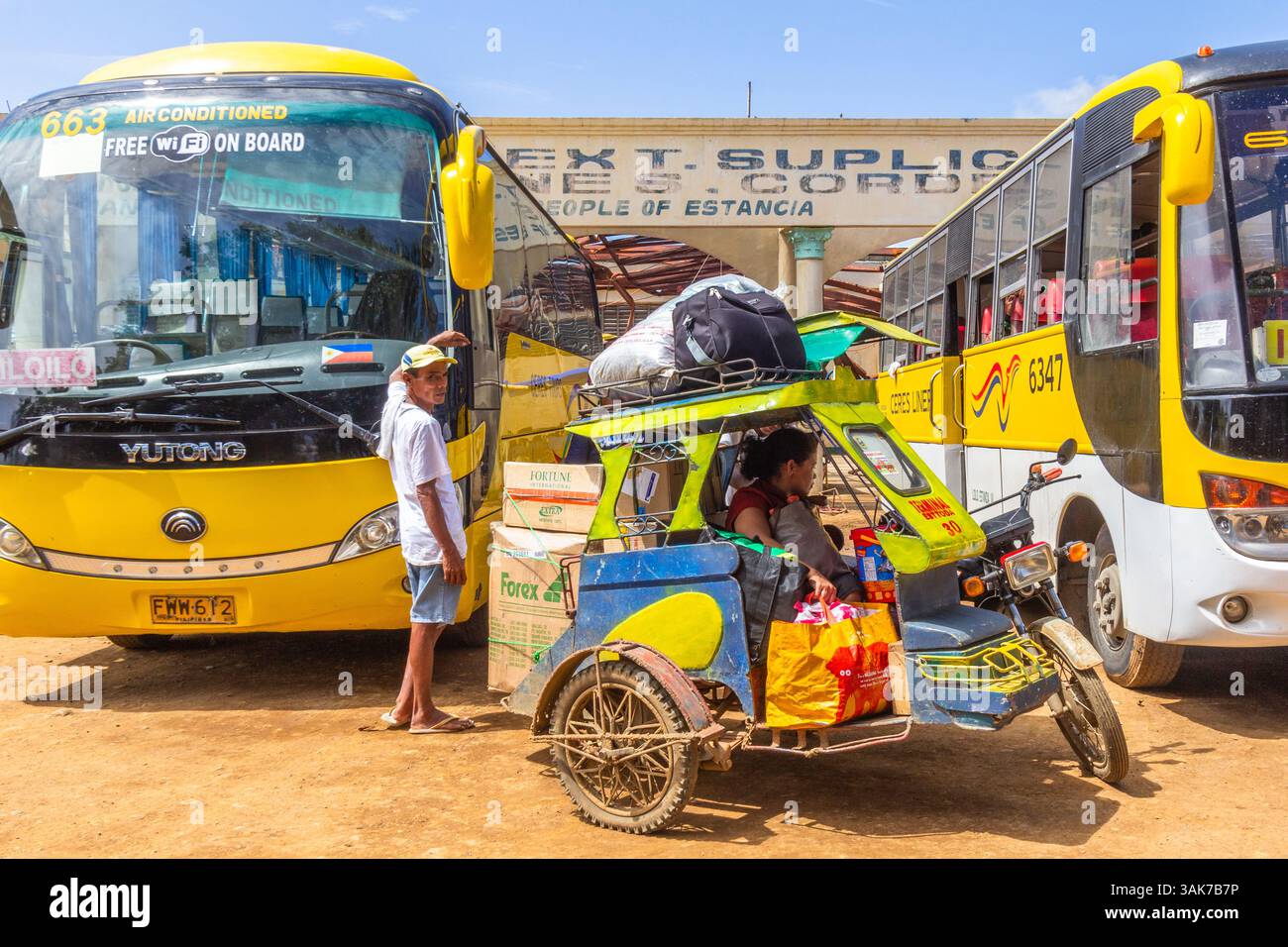 Iloilo tricycle terminal hi-res stock photography and images - Alamy