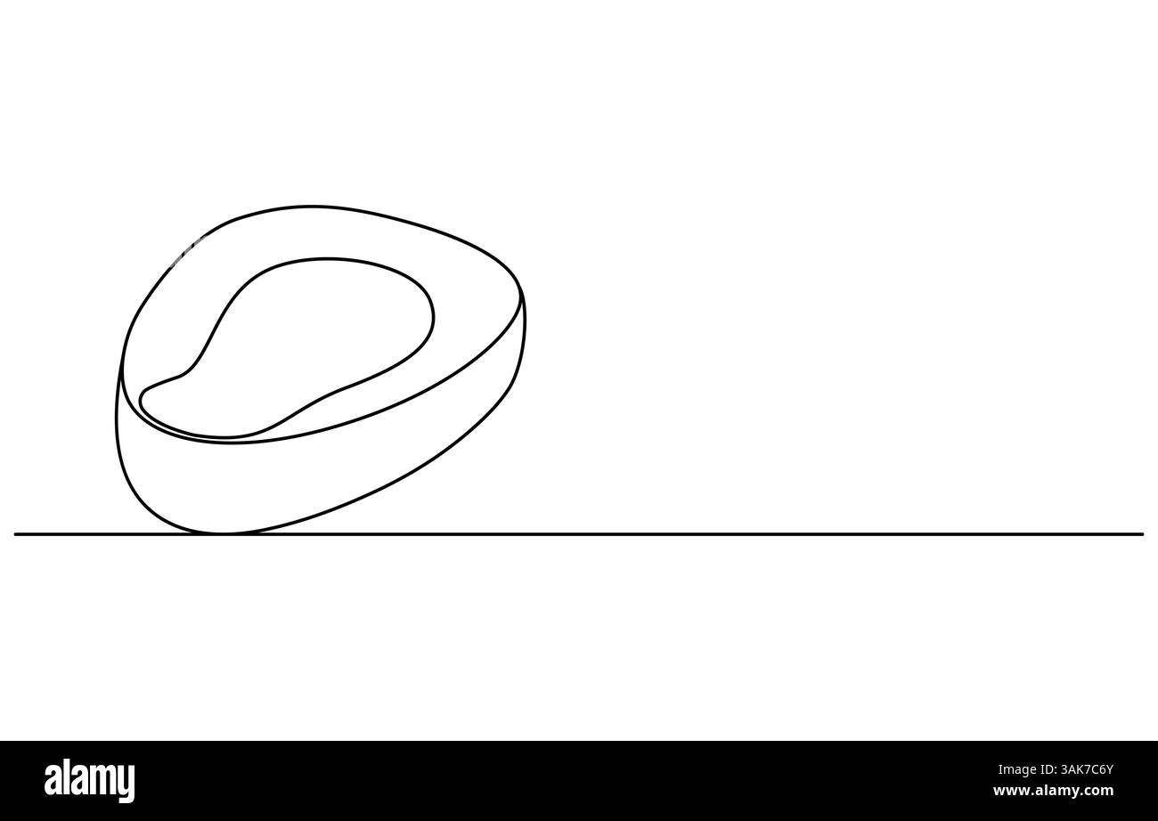 bedpan one line art draw Stock Vector Image & Art - Alamy