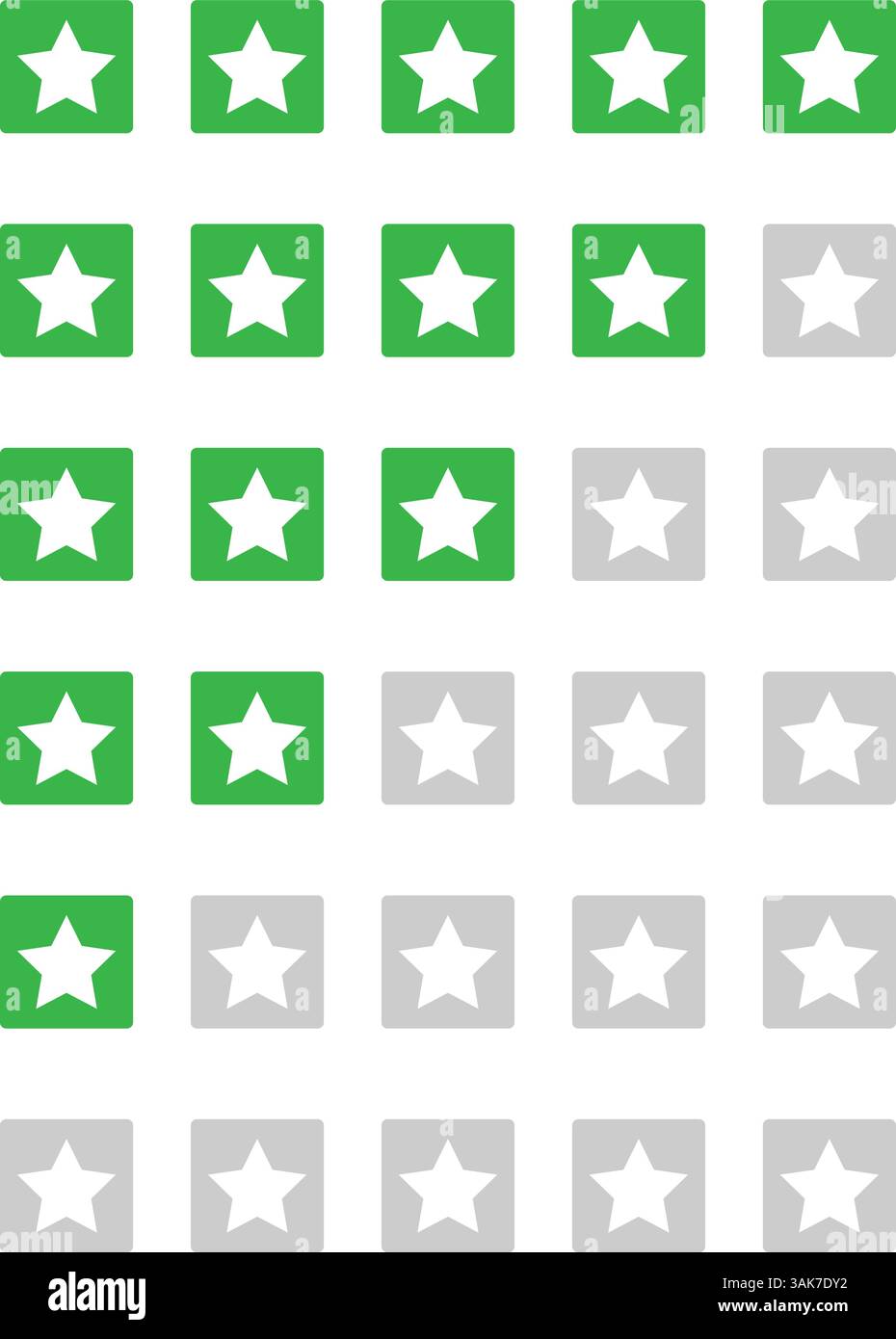 Three star feedback review Stock Vector Images - Alamy
