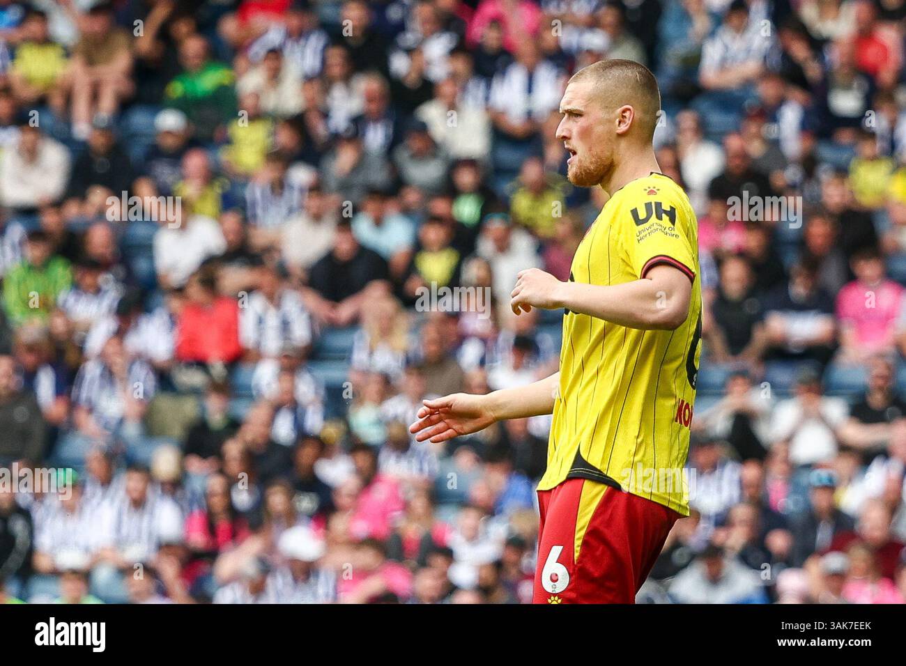 #6, Mattie Pollock of Watford in action during the Sky Bet Championship ...