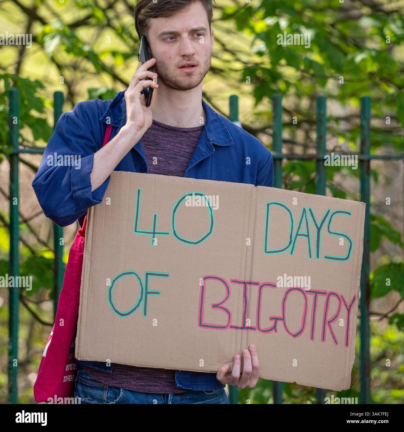 Glasgow Scotland, UK. 12th Apr, 2025. My Body My Choice counter ...