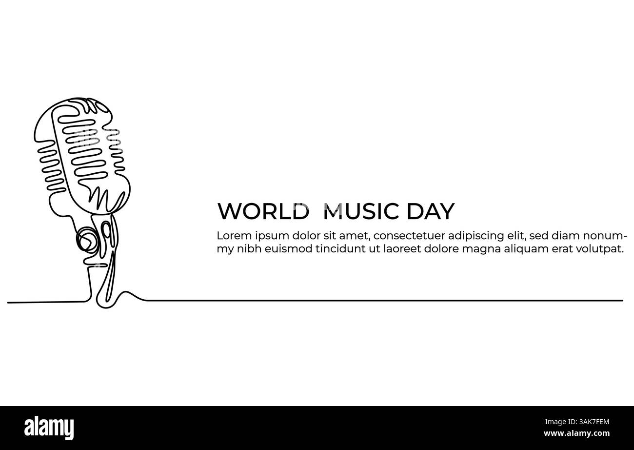 World music day vector Cut Out Stock Images & Pictures - Alamy