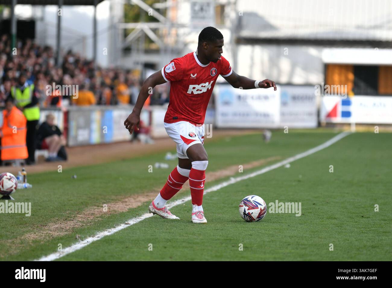 Cambridge, England. 12th Apr 2025. Thierry Small during the Sky Bet EFL ...
