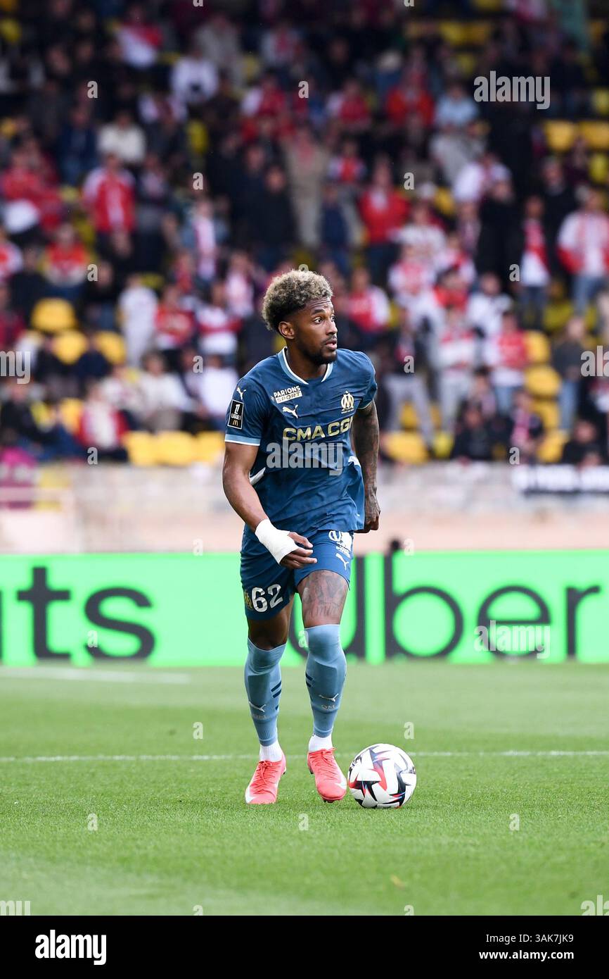 62 Amir MURILLO (om) during the Ligue 1 match between Monaco and ...