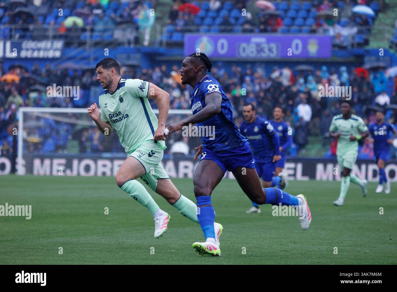 GETAFE, SPAIN - APRIL 12, 2025: Uche (6 Getafe CF) during LaLiga match ...
