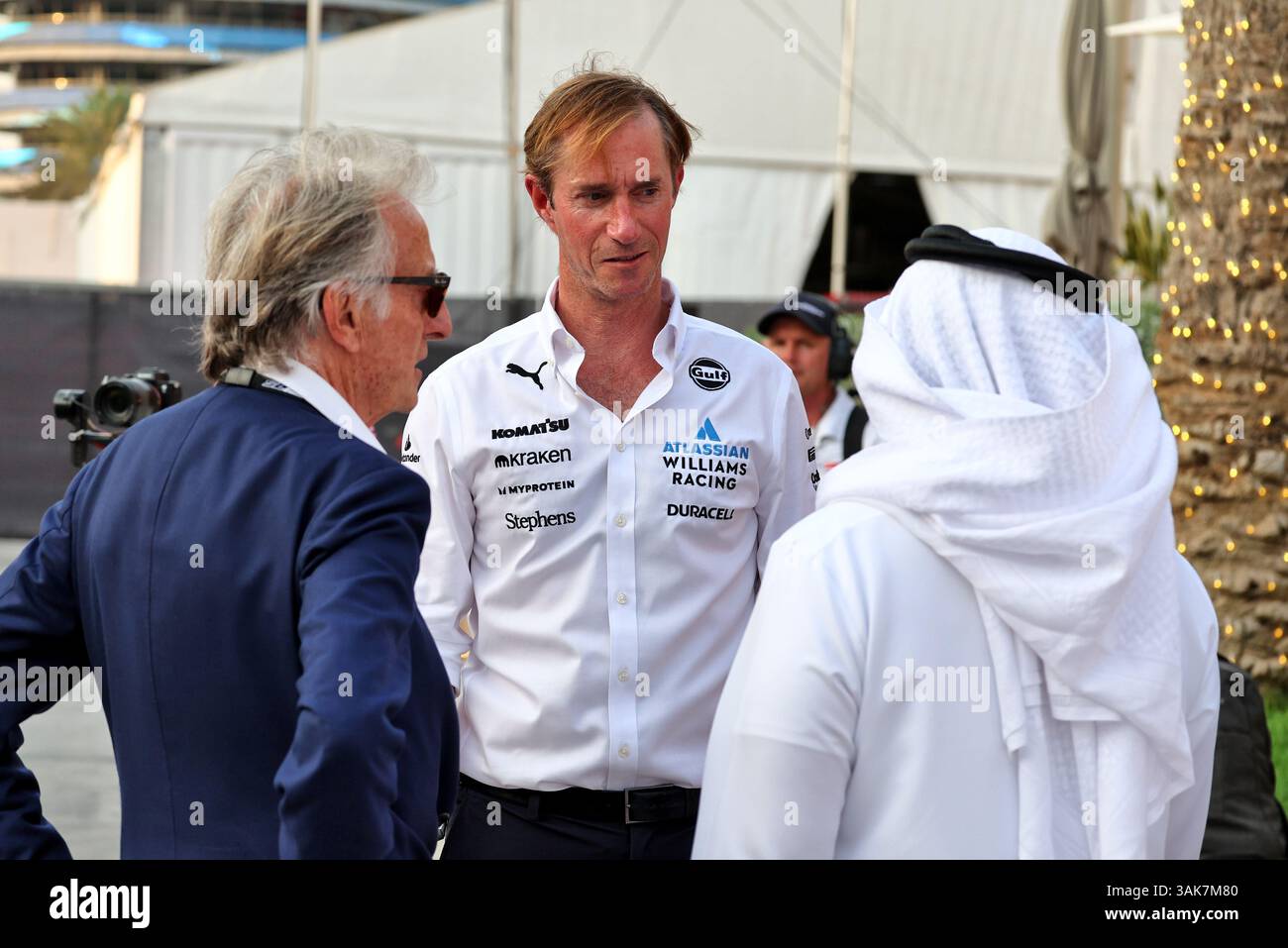 (L to R): Stefano Domenicali (ITA) Formula One President and CEO with ...