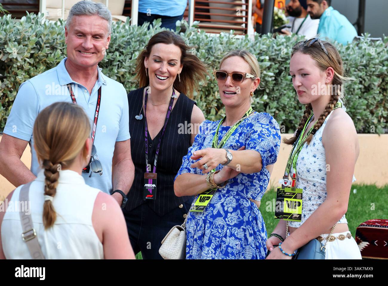 Sakhir, Bahrain. 12th Apr, 2025. Zara Tindall (GBR) Equestrian with ...