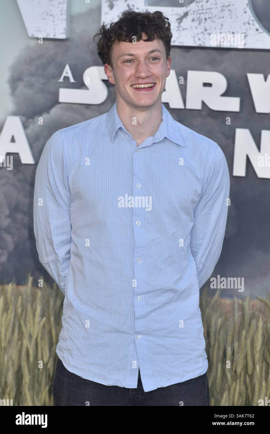 10 April 2025. London UK. Noah Williams attends ANDOR SEASON 2 Sneak ...