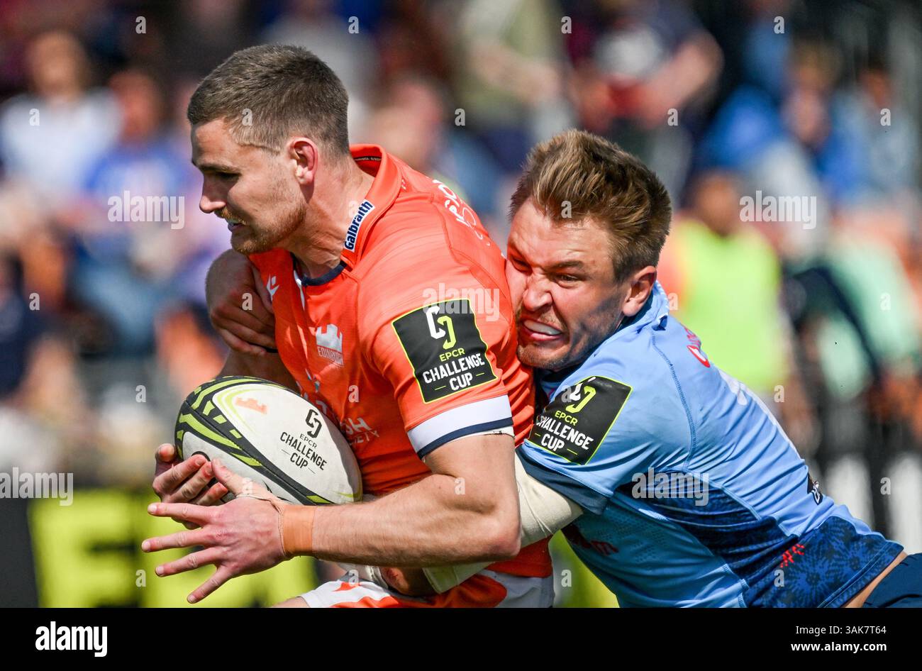 Action from EPCR Challenge Cup Quarter Final Between Edinburgh & Bulls ...