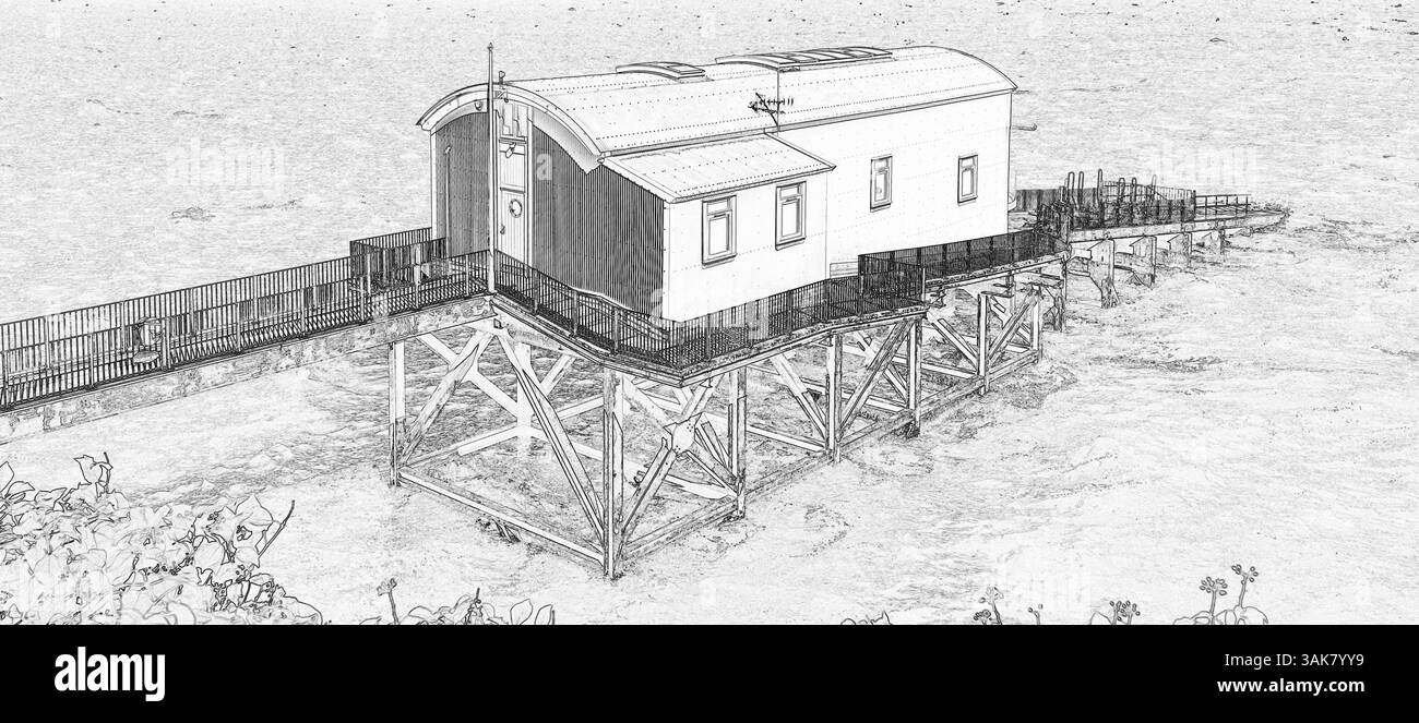 A FORMER Inshore Lifeboat Station in Tenby from the 1800’s is brought ...