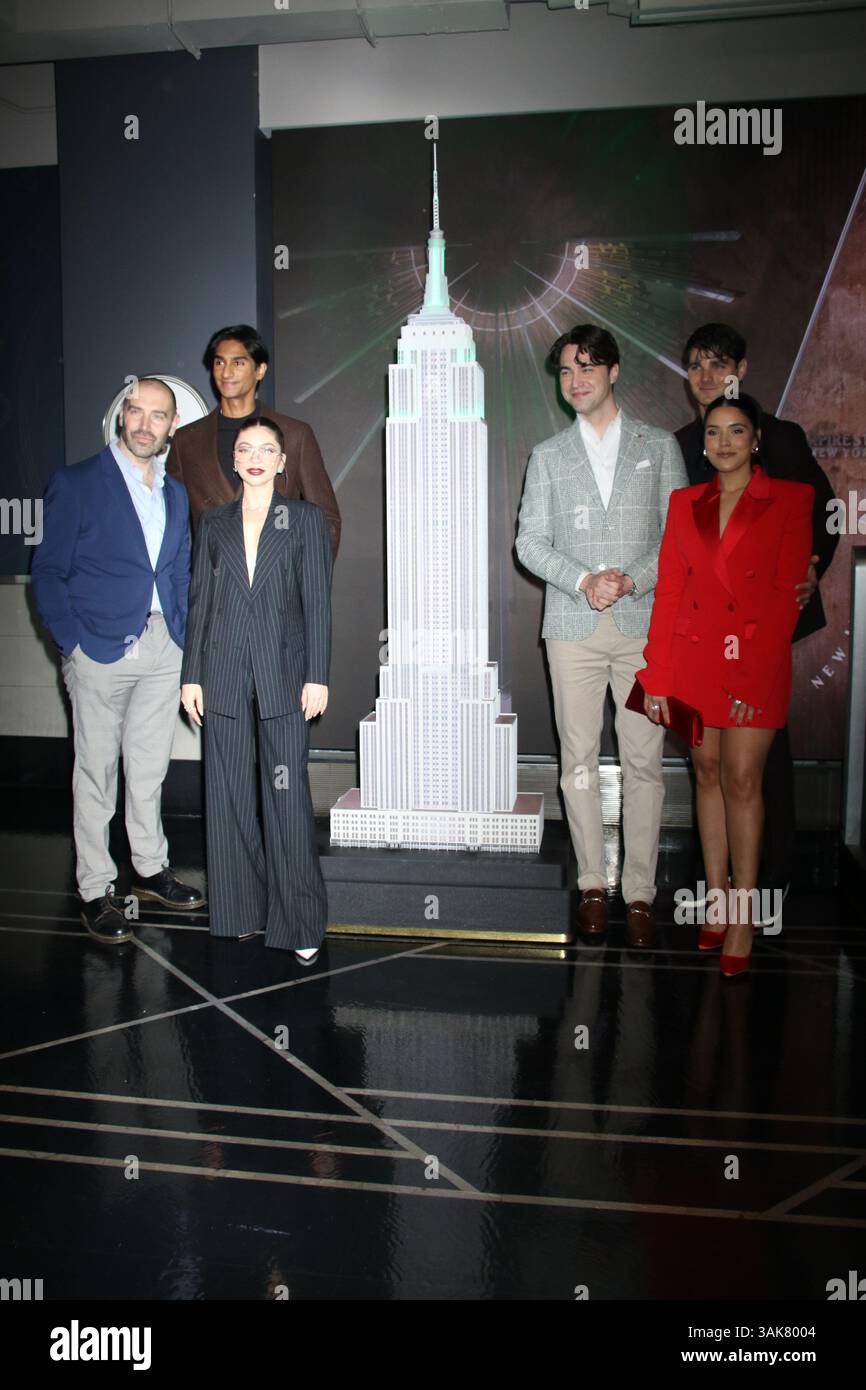 New York, NY, USA. 11th Apr, 2025. Charlie Pollock, Michael Maliakel ...