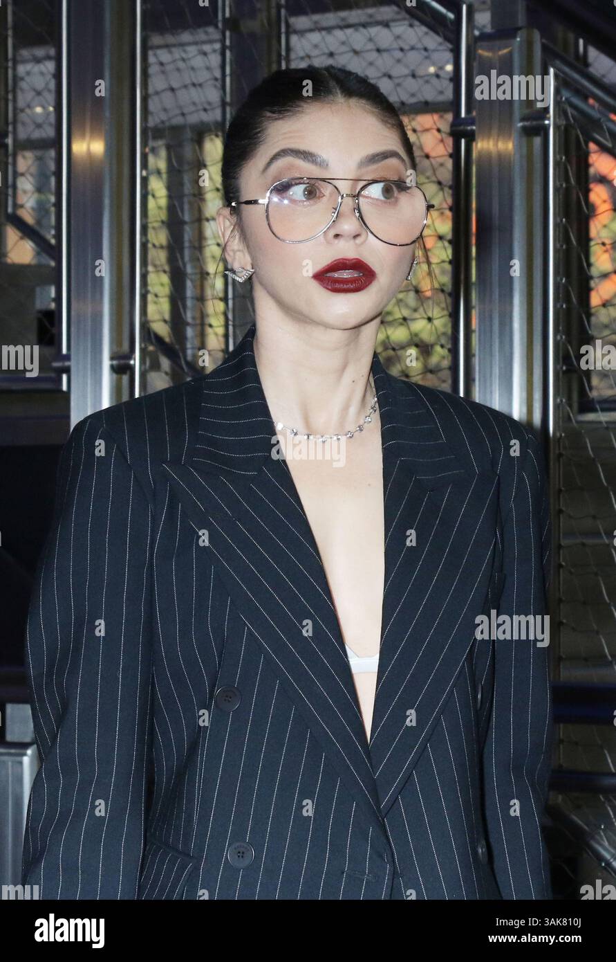 New York, NY, USA. 11th Apr, 2025. Sarah Hyland pictured as Scribner ...