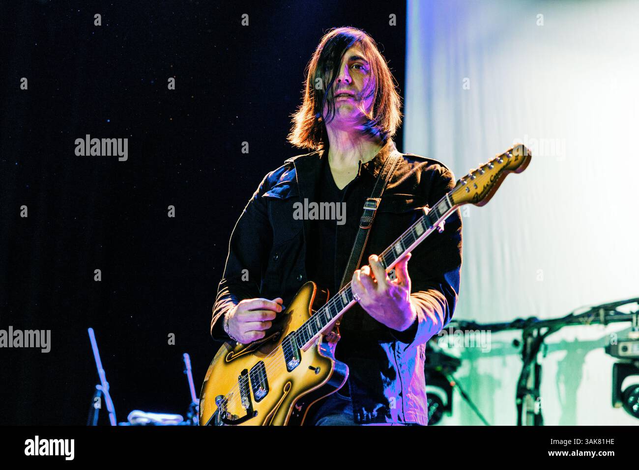 Milan, Italy. 01st Apr, 2025. Italian musician Fernando Nuti performs ...