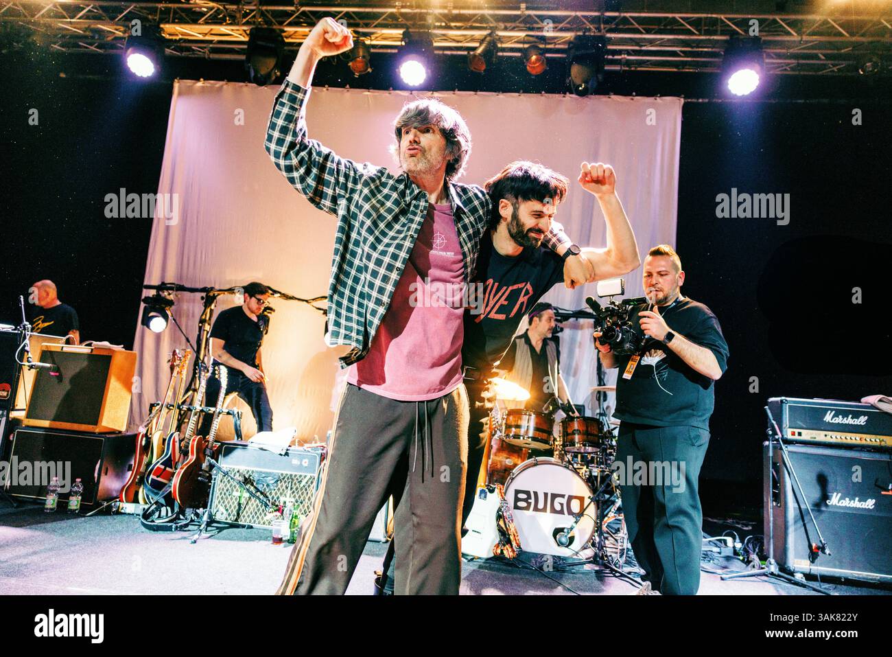 Milan, Italy. 01st Apr, 2025. Italian musician Aimone Romizi from Fast ...