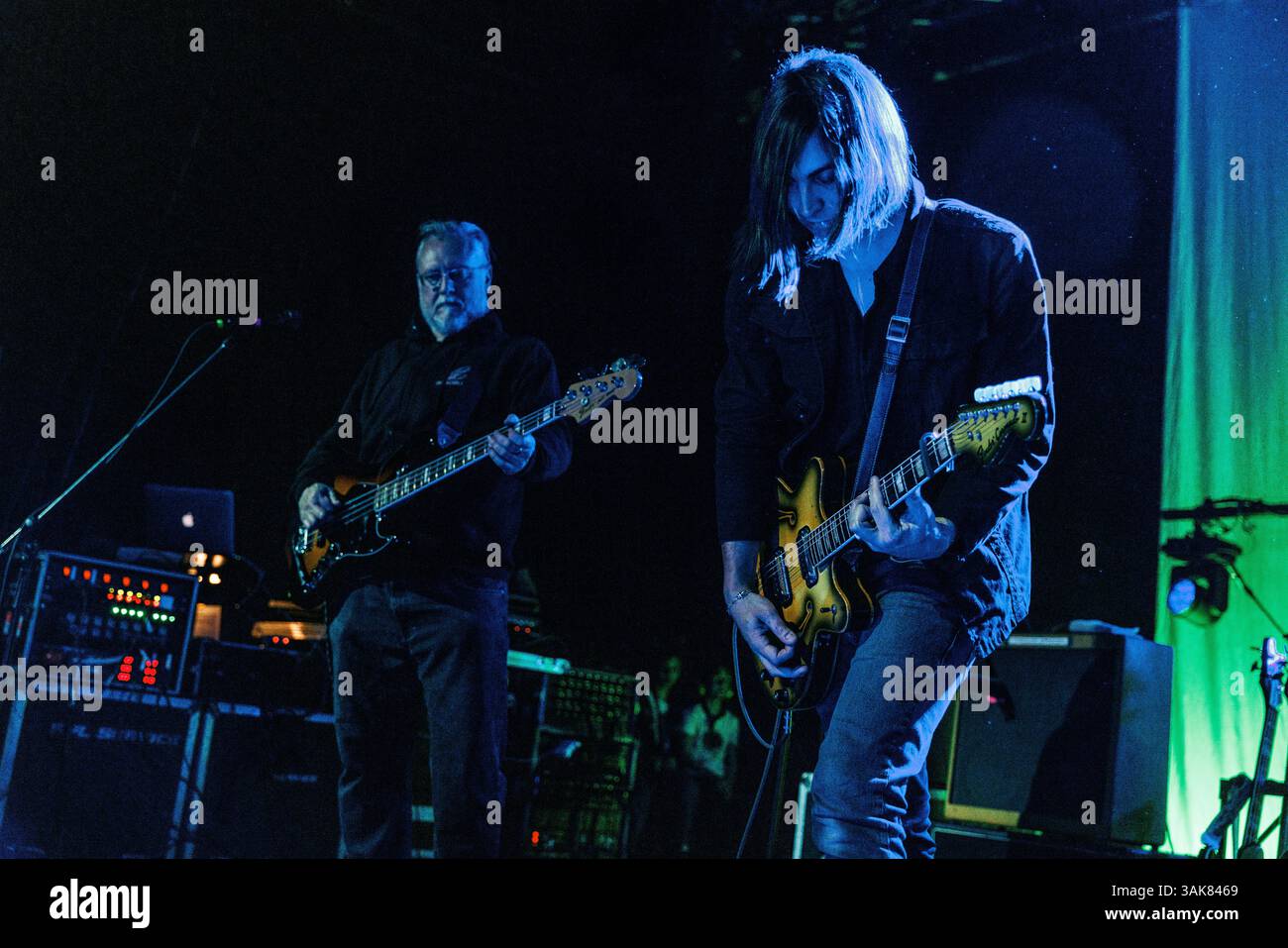 Italian musician Fernando Nuti performs live with Bugo during his last ...