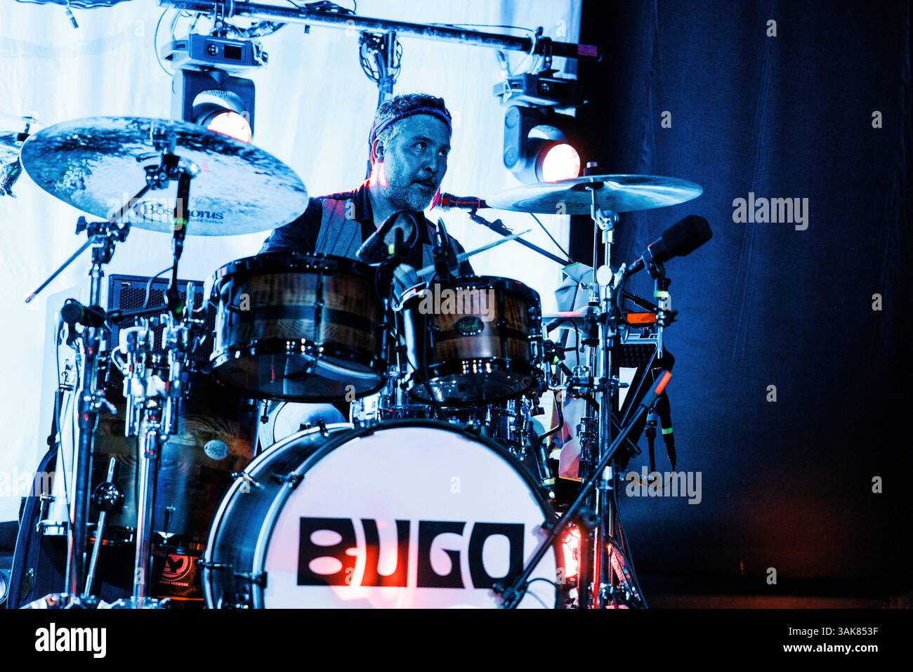 Italian singer and songwriter Bugo (Cristian Bugatti) performs live ...