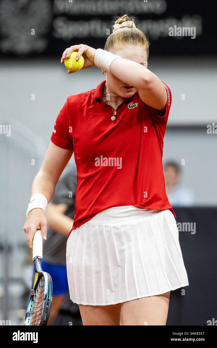 Radom Sports Center, Radom, Poland. 12th Apr, 2025. Billie Jean King ...