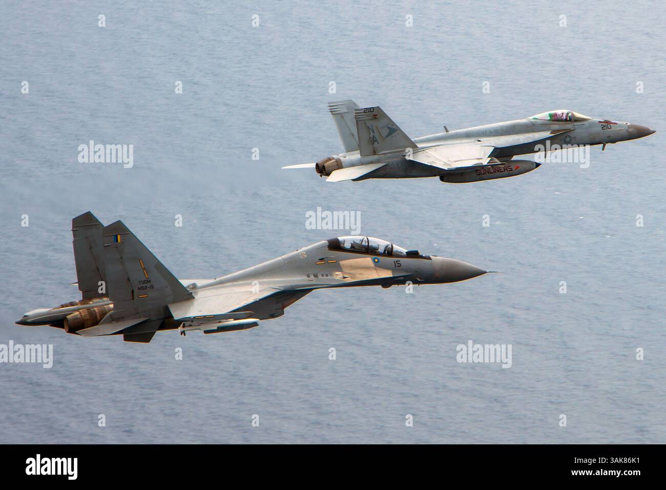 May 19, 2017 - File Photo - Two Chinese Sukhoi Su-30 jets have ...
