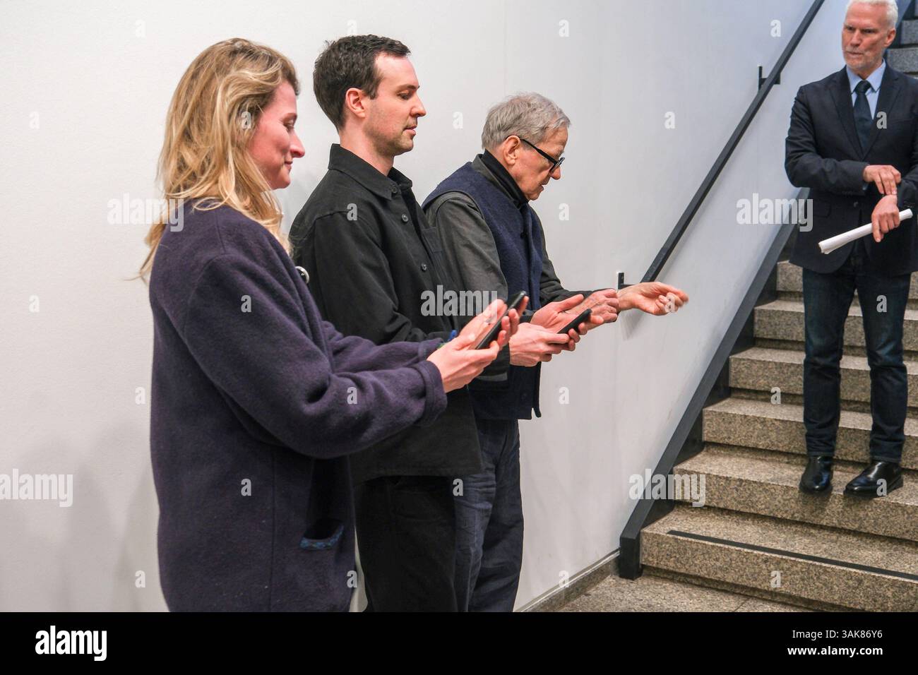 Lisa Botti, Connor Monahan, Jon Hendricks, Klaus Biesenbach beim ...