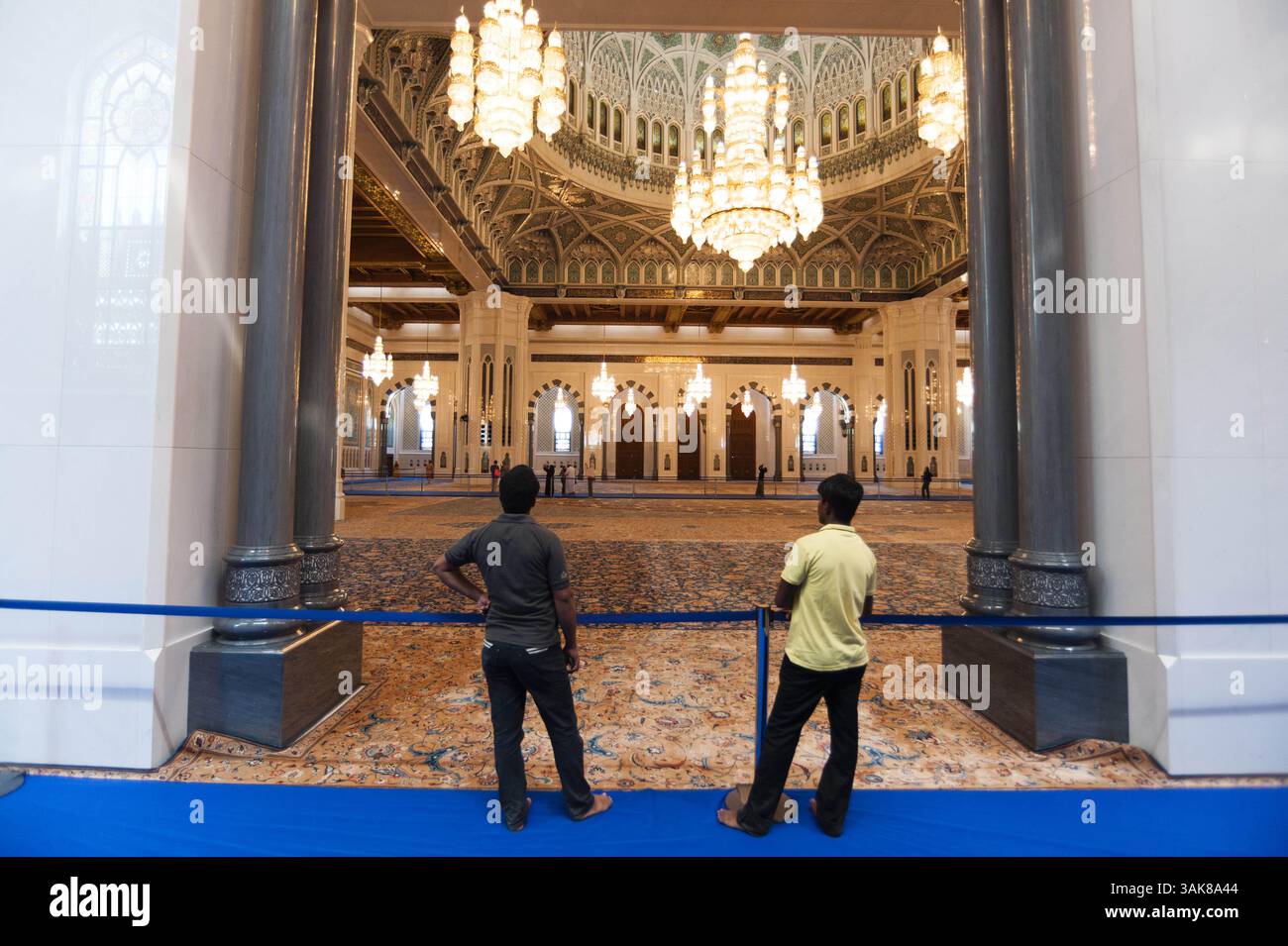 October 24, 2013 - Muscat, Oman - Sultan Qaboos Grand Mosque in Muscat ...
