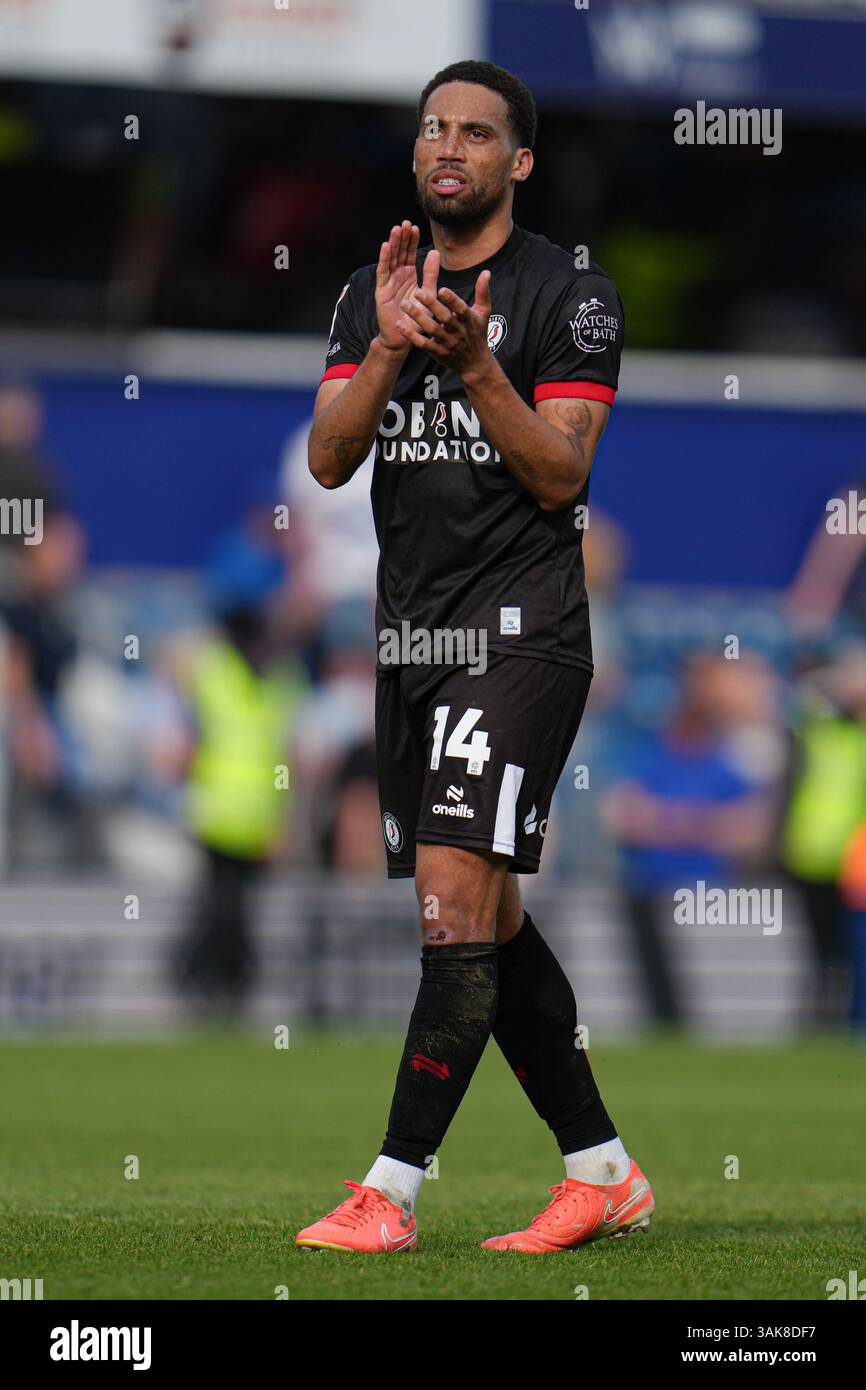 Zak Vyner of Bristol City after the Sky Bet Championship match Queens ...
