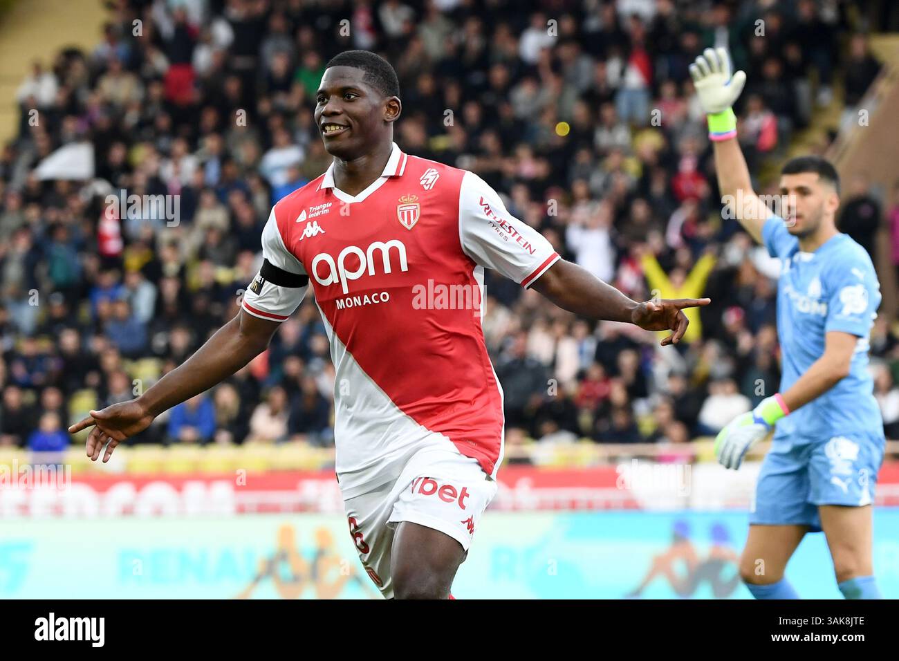 36 Breel EMBOLO (asm) during the Ligue 1 match between Monaco and ...
