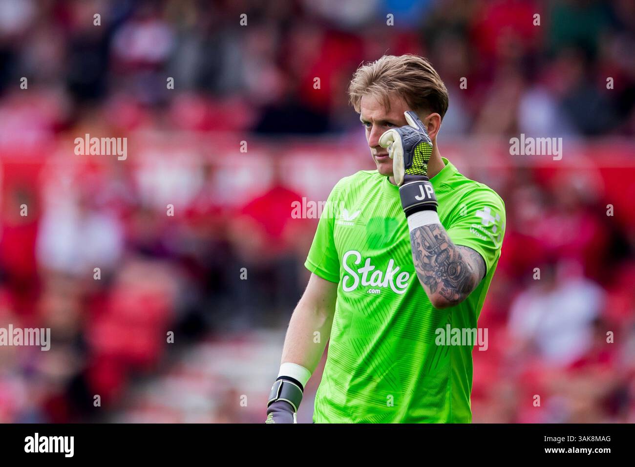 The City Ground, Nottingham, UK. 12th Apr, 2025. Premier League ...