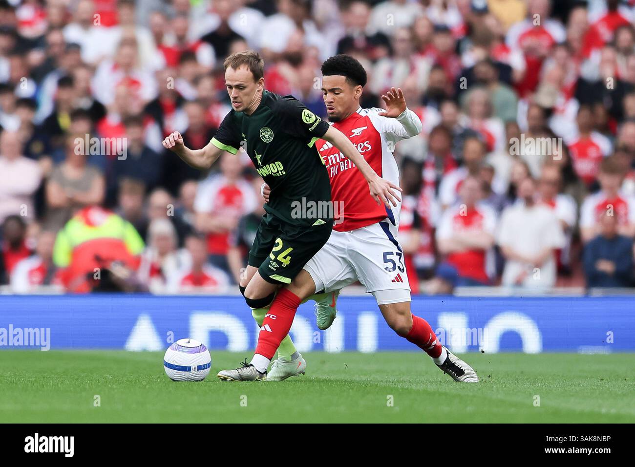 Emirates Stadium, London, UK. 12th Apr, 2025. Premier League Football ...