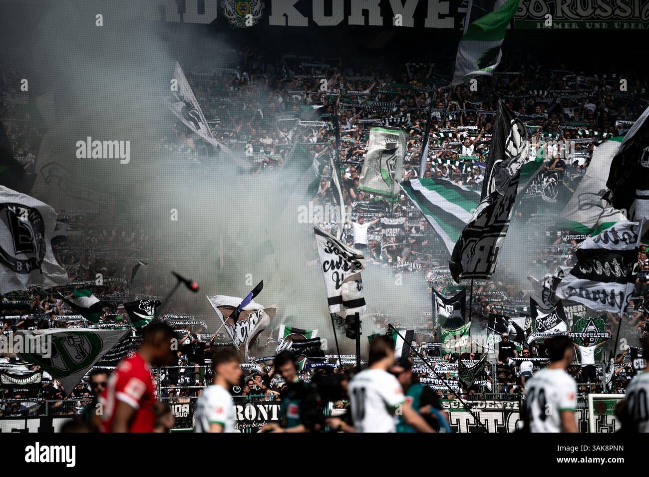 12 April 2025, North Rhine-Westphalia, Mönchengladbach: Soccer ...
