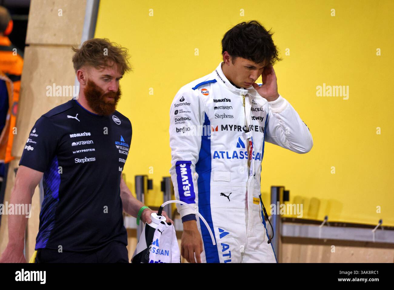 Sakhir, Bahrain. 12th Apr, 2025. Alexander Albon (THA) Atlassian ...
