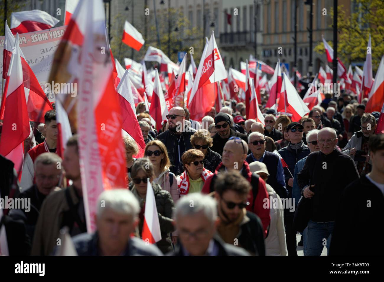 People take part in the march in celebration of the 1000th Anniversary ...