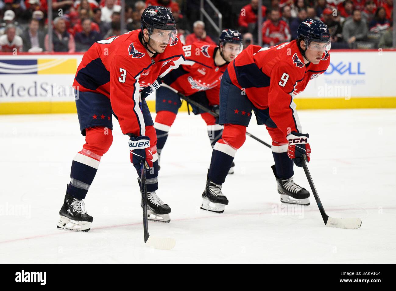 Washington Capitals defenseman Matt Roy (3) in action during the second ...