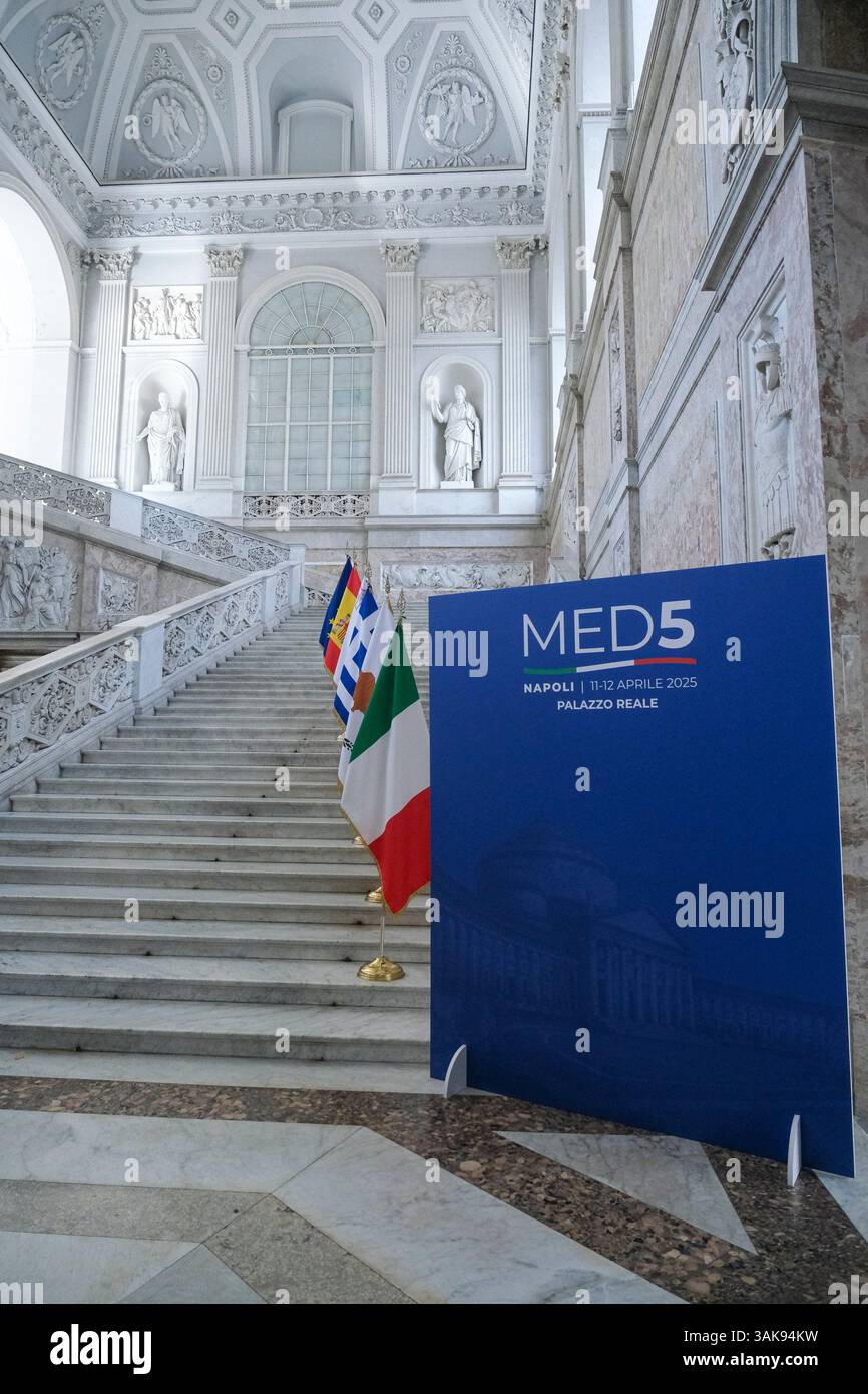 during the meeting of the interior ministers of the MED5 countries Italy, Cyprus, Greece, Malta ...