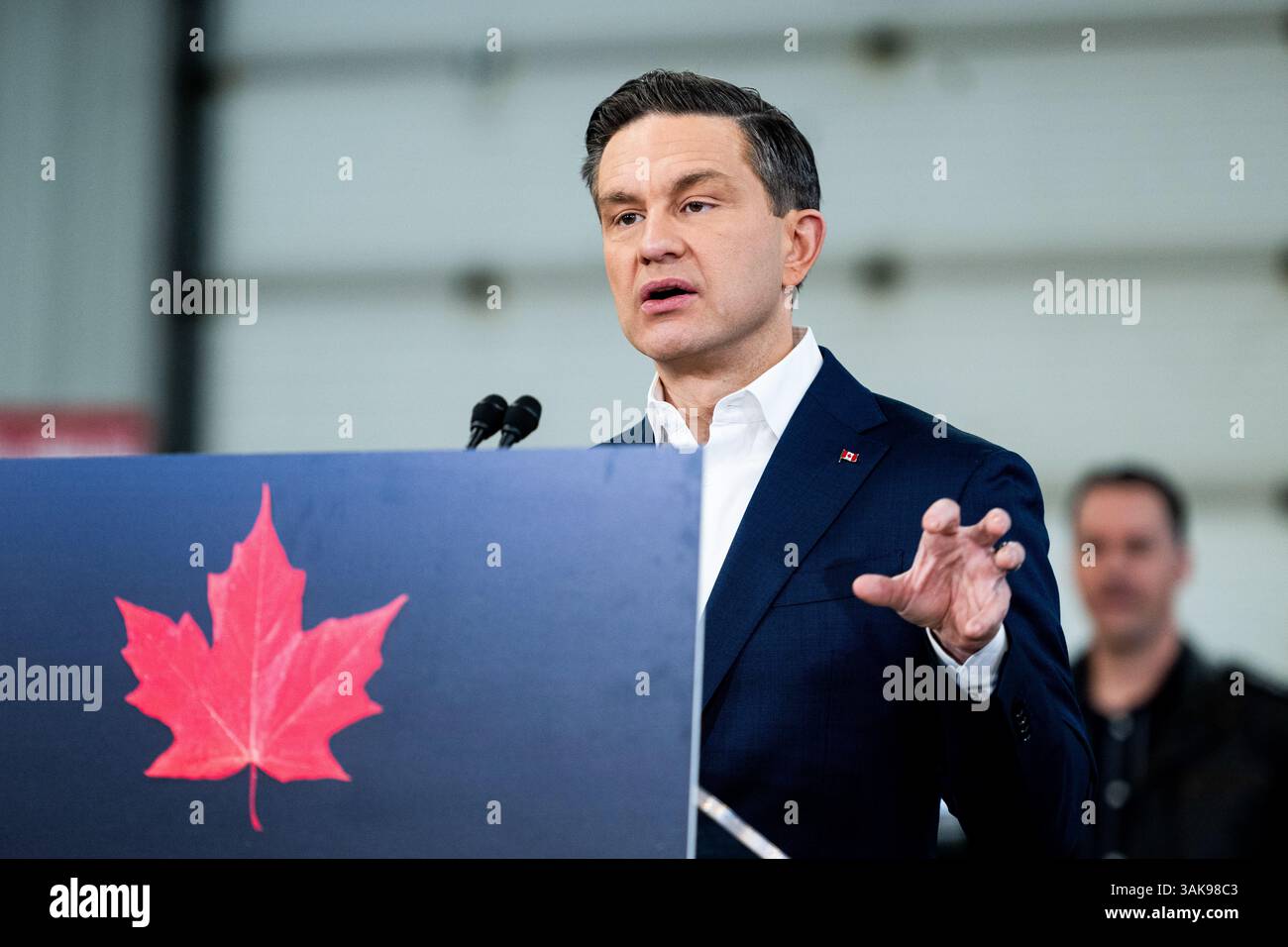 Ottawa, Canada. 12th Apr, 2025. Conservative Party Leader Pierre ...