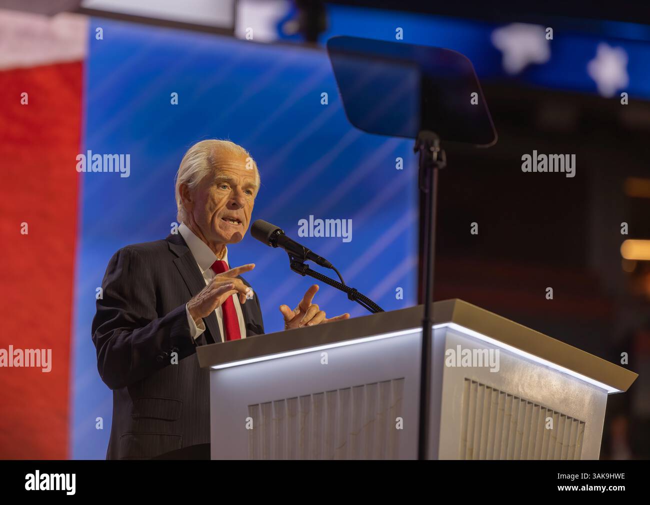 MILWAUKEE, Wis. – July 17, 2024: Former White House trade advisor Peter ...