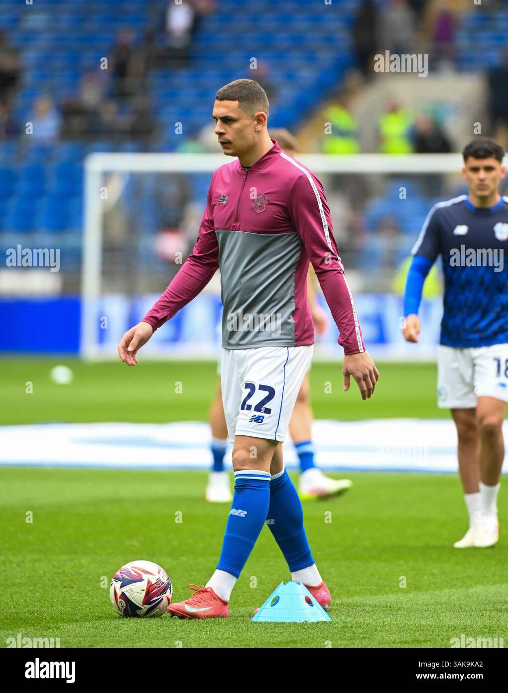 12th April 2025; Cardiff City Stadium, Cardiff, Wales; EFL Championship ...
