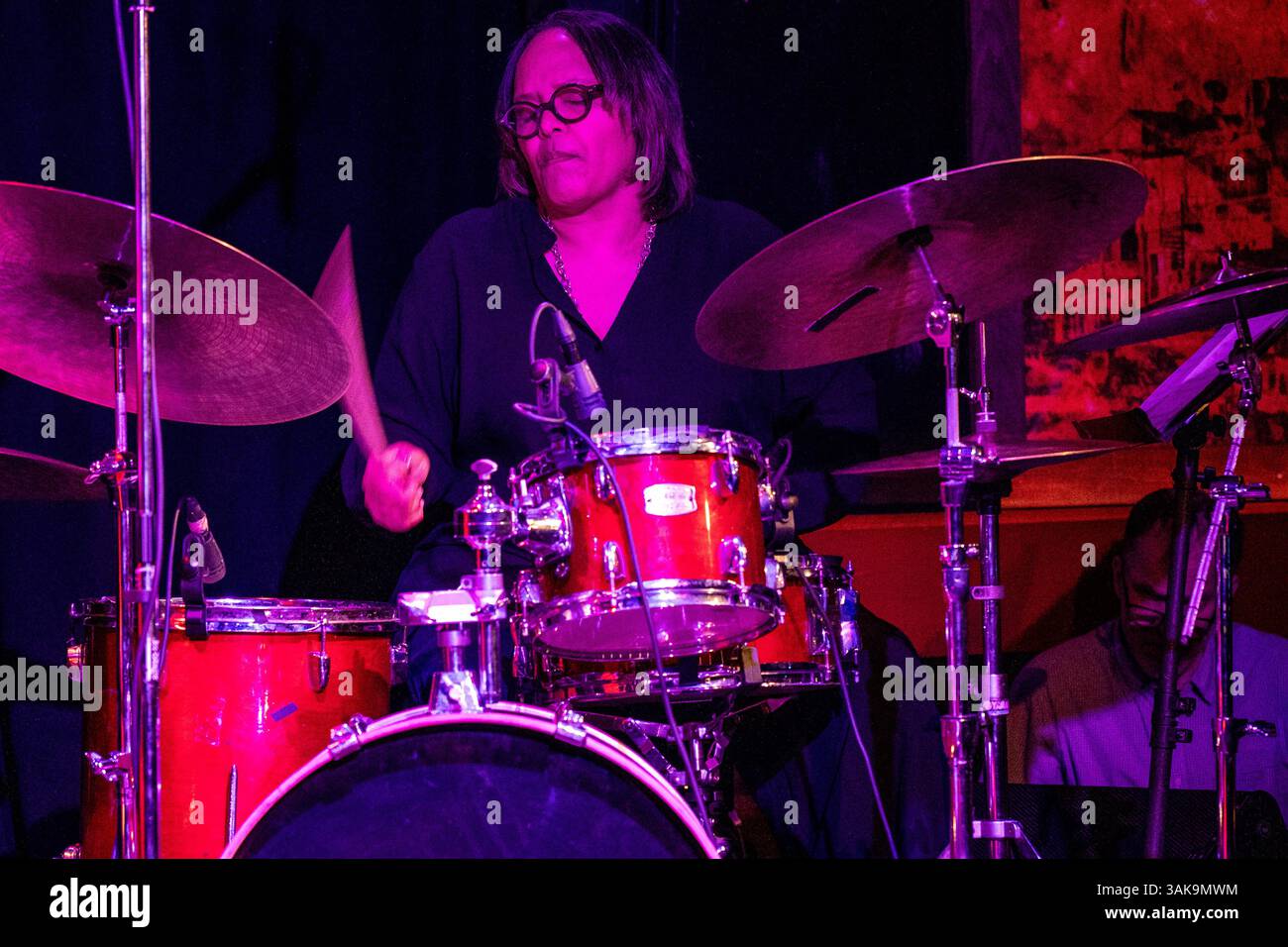 New York, USA. 11th Apr, 2025. Premier jazz drummer Terry Lyne ...