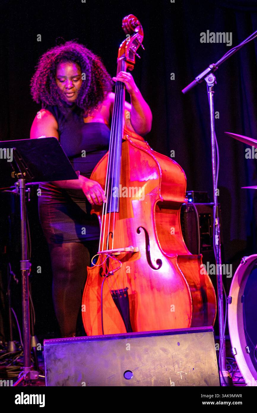 New York, USA. 11th Apr, 2025. Premier jazz drummer Terry Lyne ...
