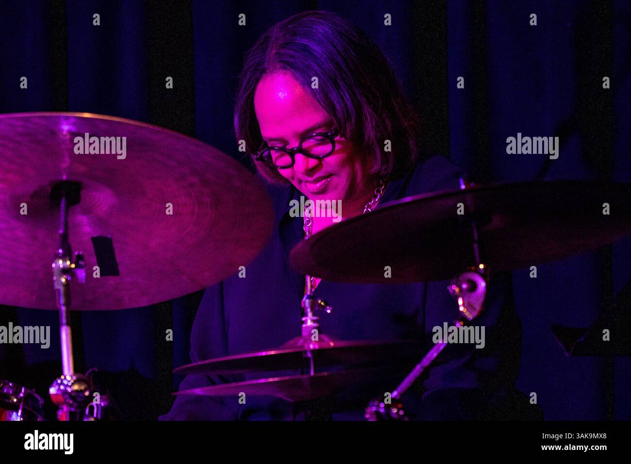 New York, USA. 11th Apr, 2025. Premier jazz drummer Terry Lyne ...
